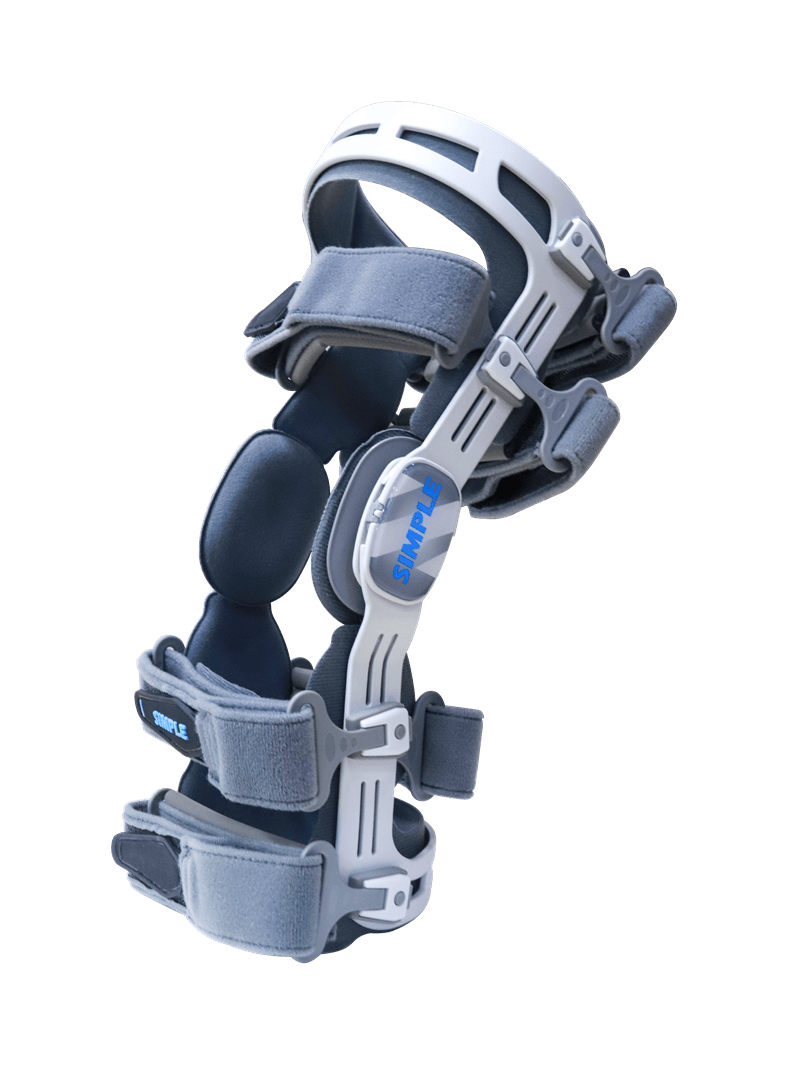 H2 SIMPLE Dual Upright Knee Brace - Durable Support for Ligament ...